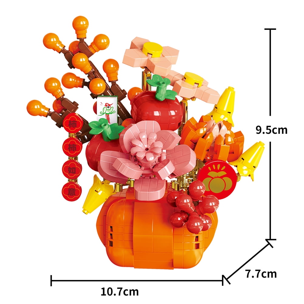 Creativity Bouquet Flower New Year Flower Basket Potted Home Decoration ...
