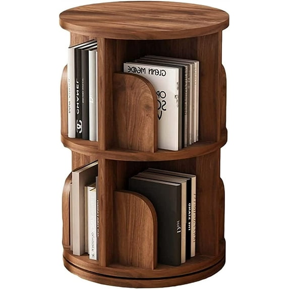 Creativity Corner Shelf Bookshelf Solid Wood Revolving Floor Standing ...