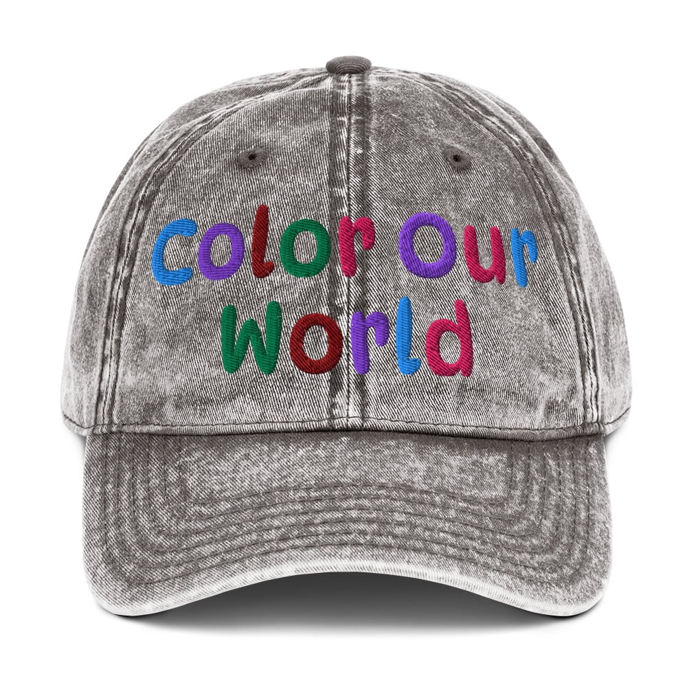Creativity Enthusiast Book Lovers Embroidered Vintage Cap, Color Our ...