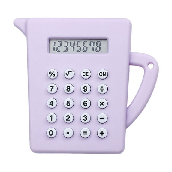 Creativity Handheld Calculator, Portable Cold Kettle Shape Mini ...