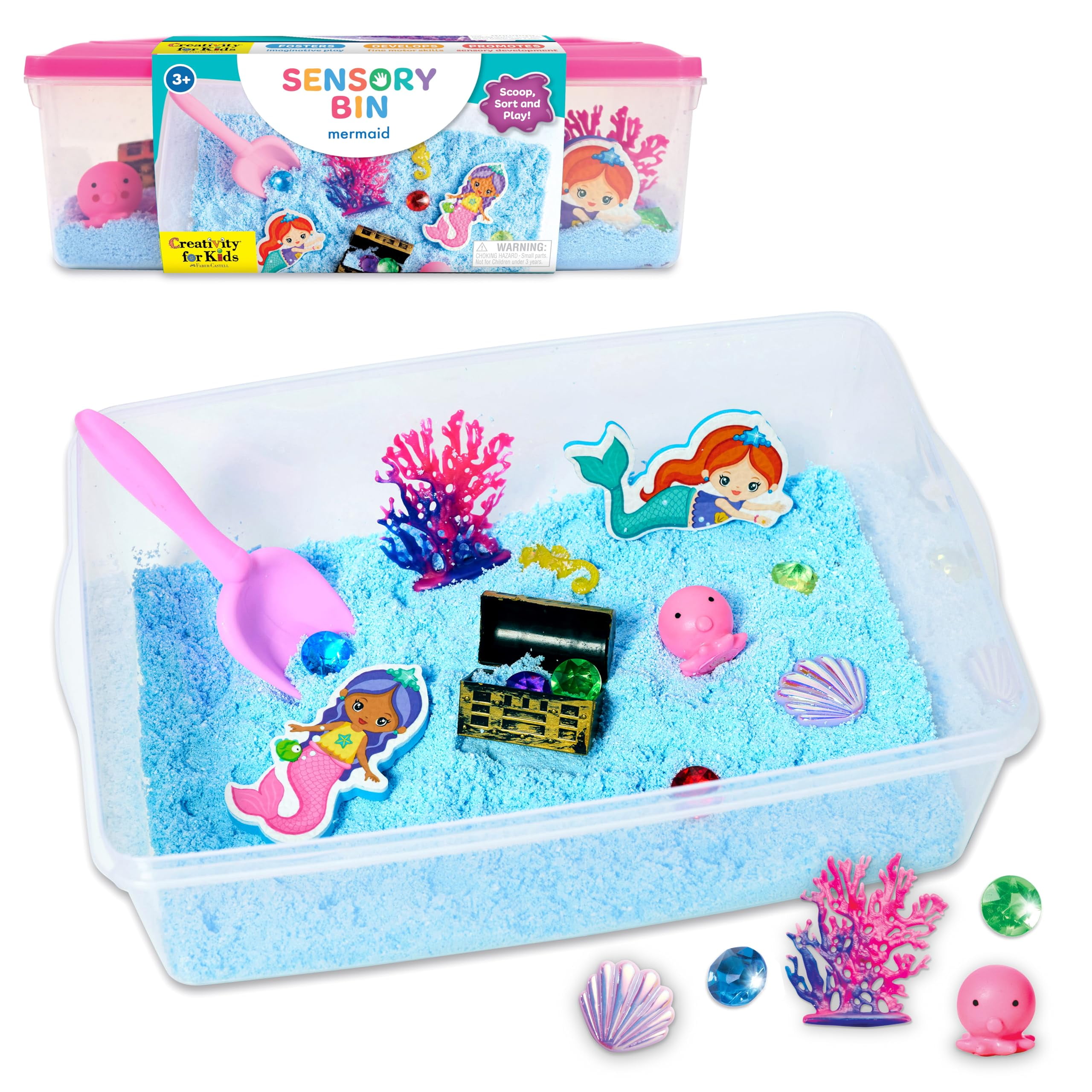 Creativity for Kids Sensory Bin: Mermaid - KMC2Mermaid Toys and Sensory ...