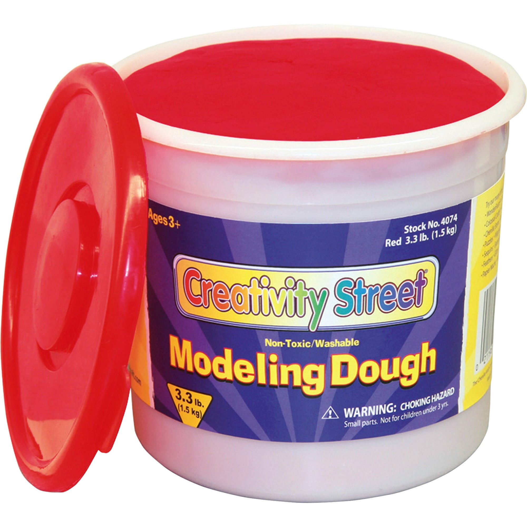 Creativity Street 3lb Tub Modeling Dough, Red, 1 Each (Quantity ...
