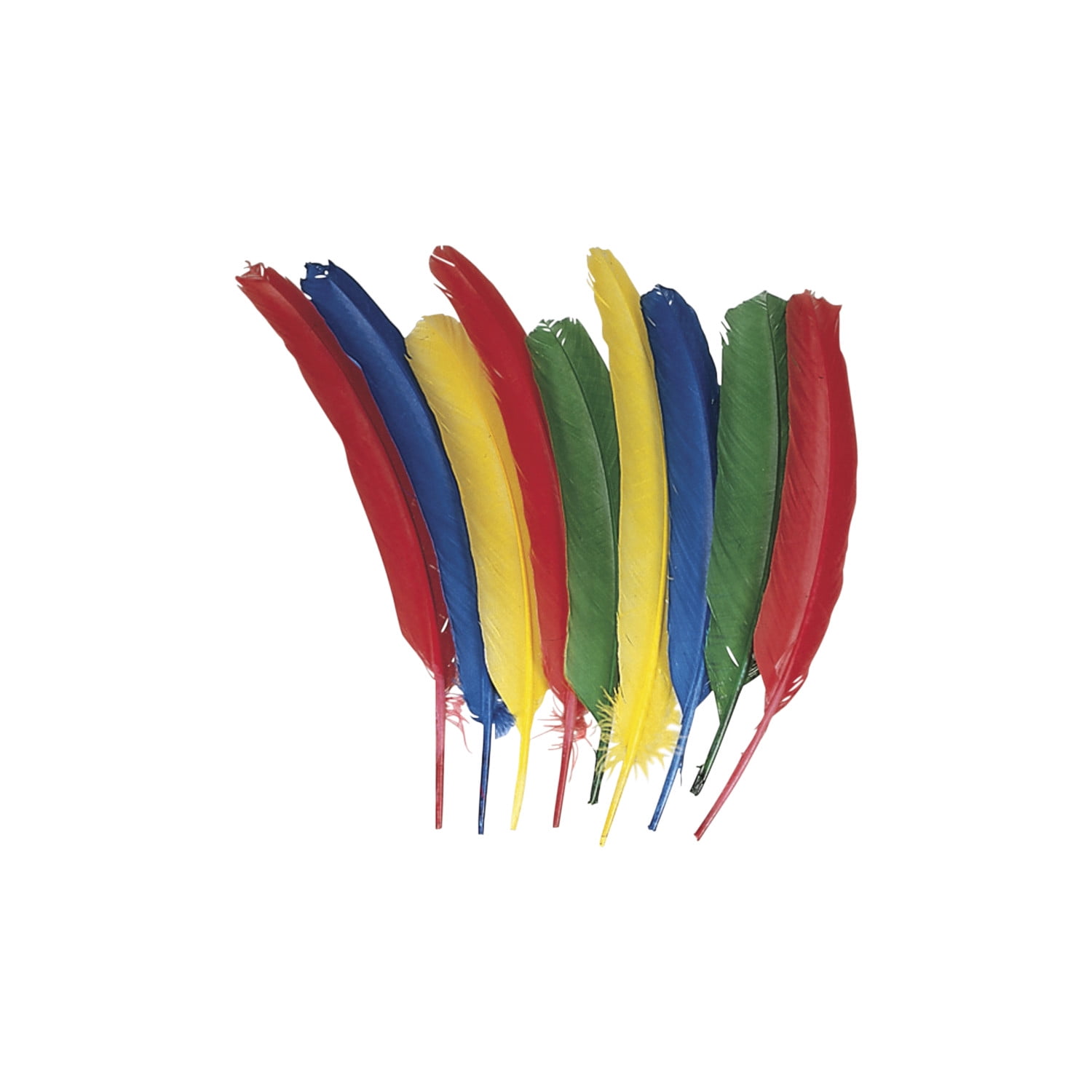 Creativity Street Long Colored Quills, 10 to 12 Inches, Assorted Colors ...
