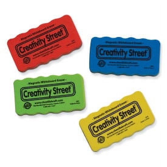 Creativity Street Magnetic Eraser, Assorted Colors, 4 Count - Walmart.com