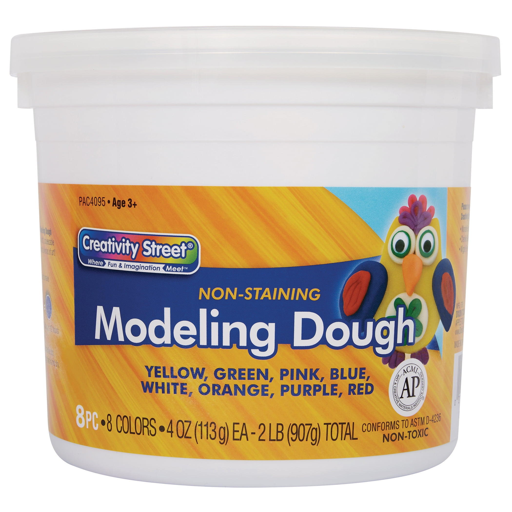 Creativity Street® Modeling Dough, 8 Assorted Colors, 3 oz per Color ...