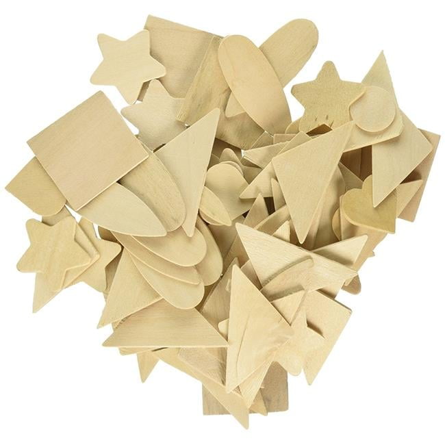 Creativity Street Natural Wood Shapes - 1000 Piece - Walmart.com