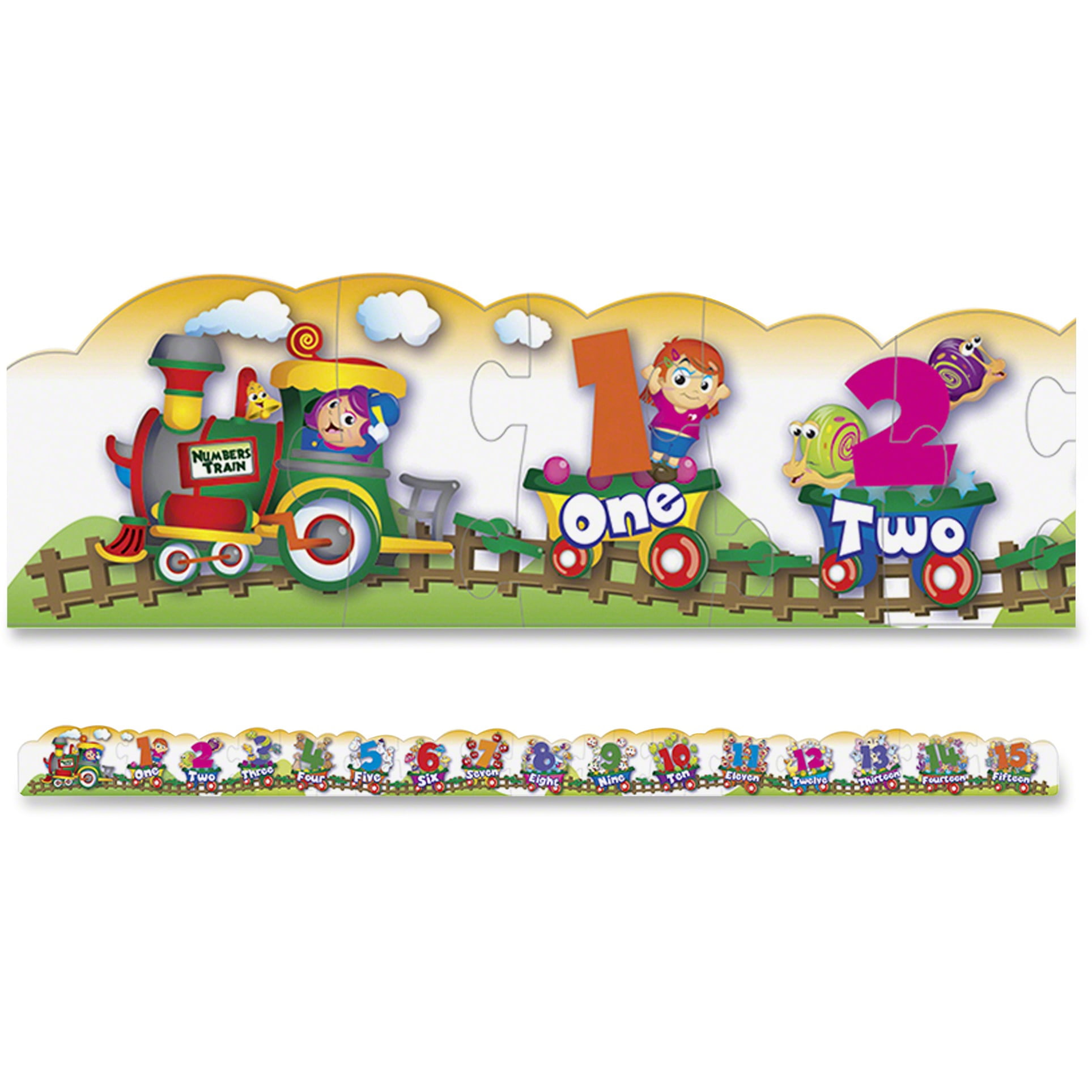 Creativity Street Number Train Floor Puzzle - Walmart.com