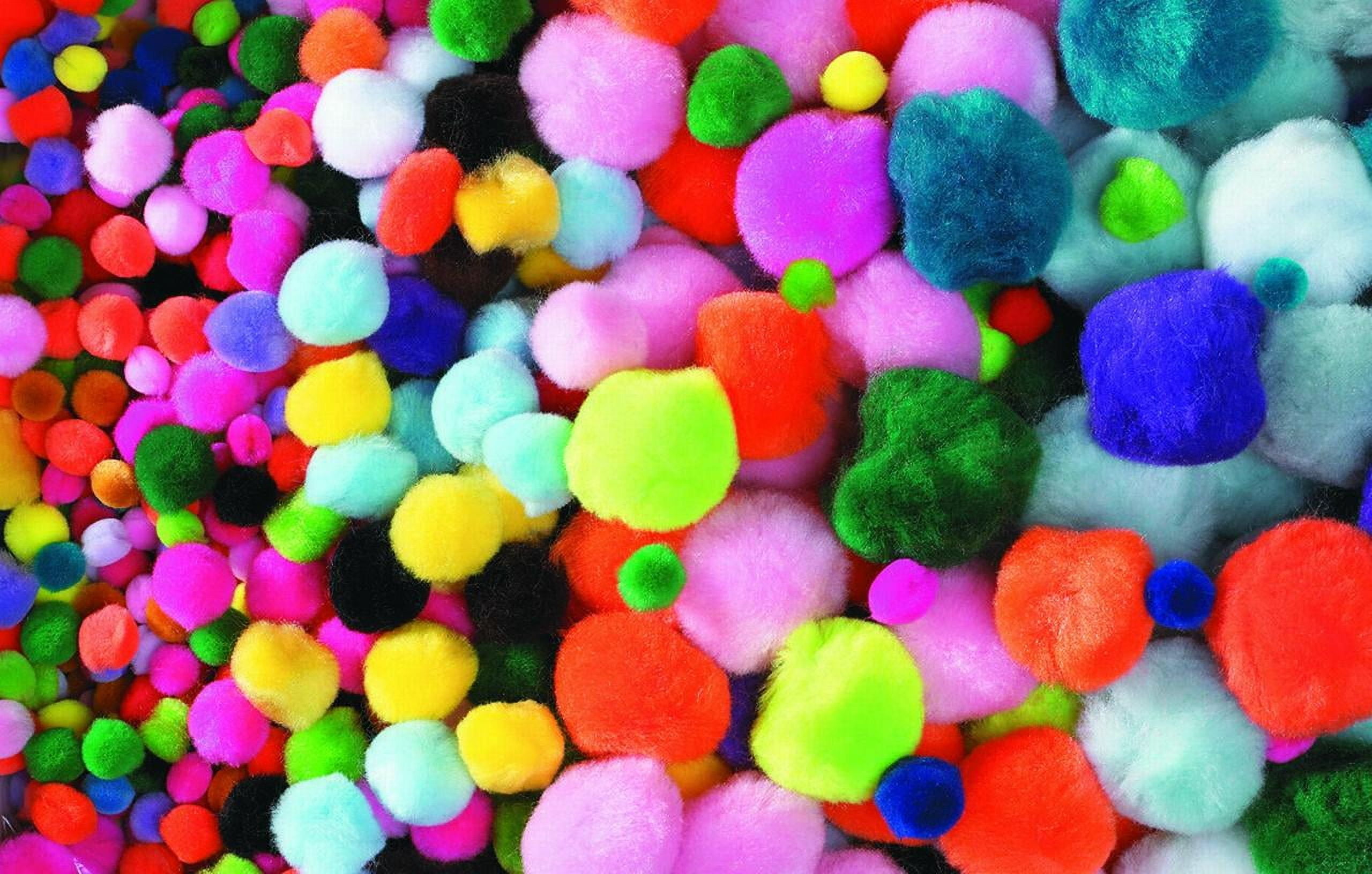 Creativity Street Acrylic Non-Toxic Pom Pon Classroom Pack, Assorted ...