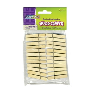 Creativity Street Mini Spring Clothespins Natural - Pack of 2 - Walmart.com