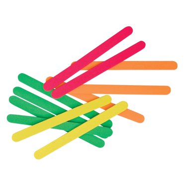 Go Create Wooden Craft Sticks, 50-Pack Real Wood Craft Sticks - Walmart.com