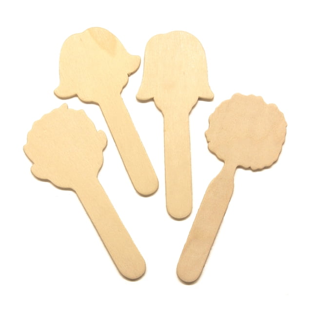 Creativity Street® Wood Craft Sticks, Faces - 16 per pack, 6 packs ...