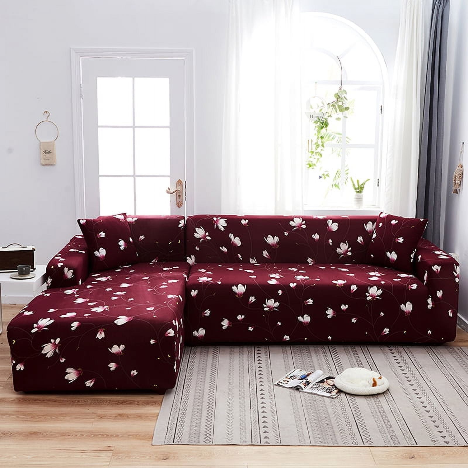 Creativity Stretch Plaid Sofa Beautiful Cover Elastic Sofa Covers For ...