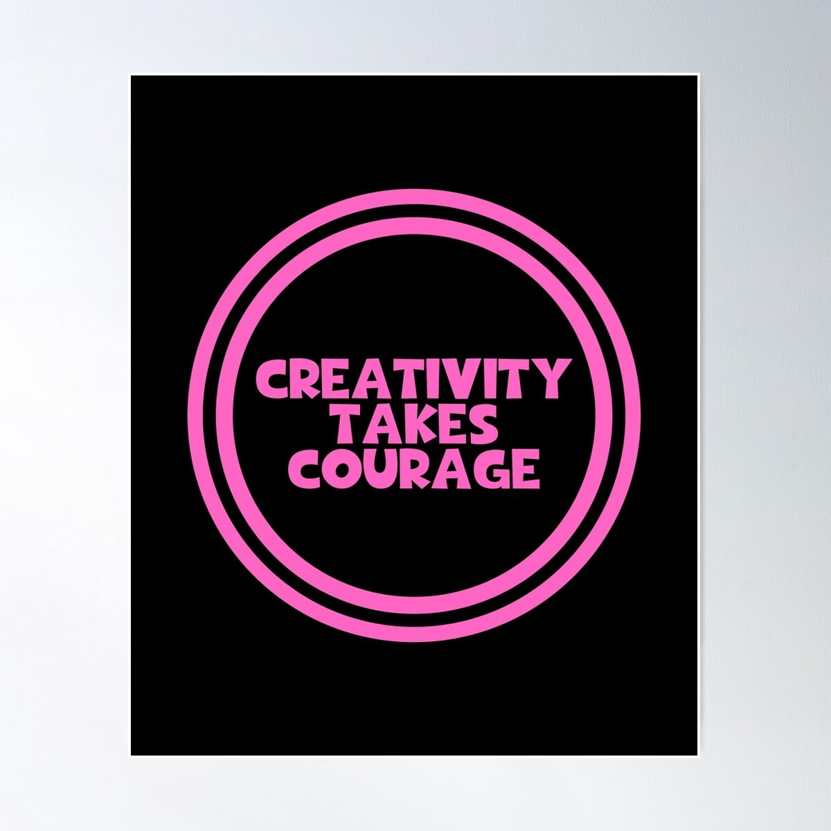Creativity Takes Courage - Henri Matisse Poster Wall Art, Modern Wall ...