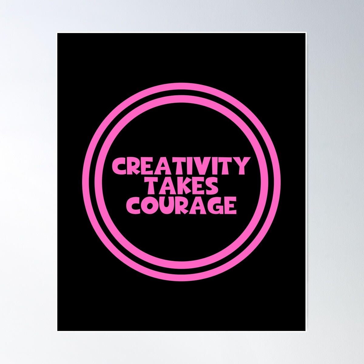 Creativity Takes Courage - Henri Matisse Poster Wall Art, Modern Wall ...