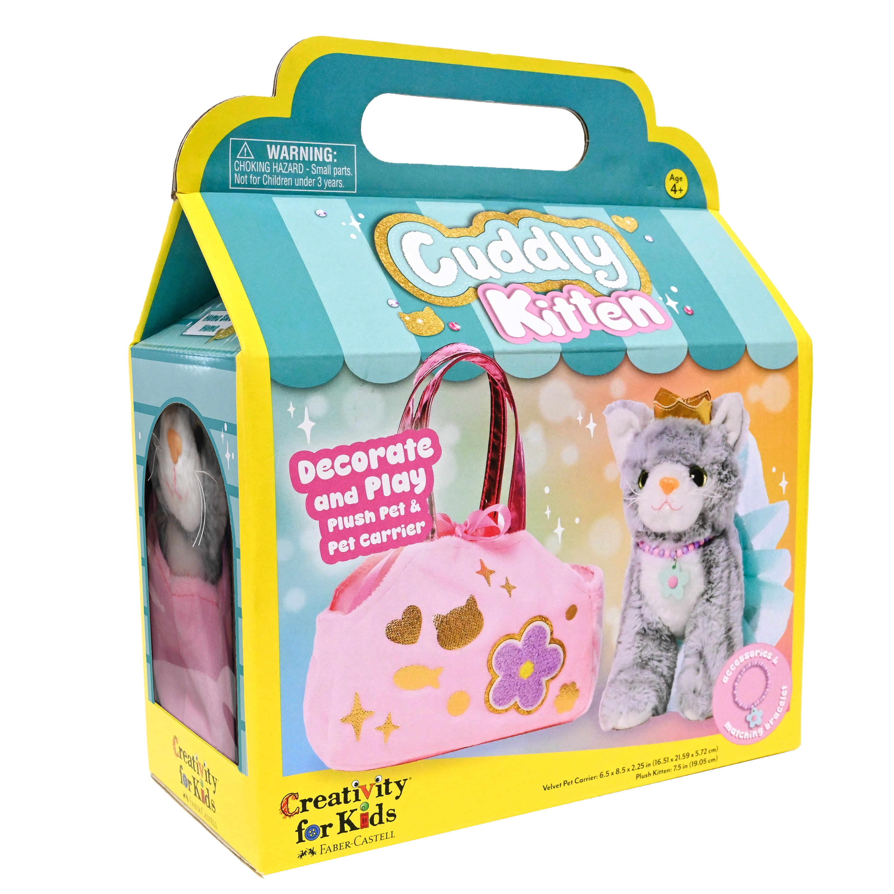 Creativity for Kids Cuddly Kitten Kit | Plush Pet, Purse & Jewelry ...