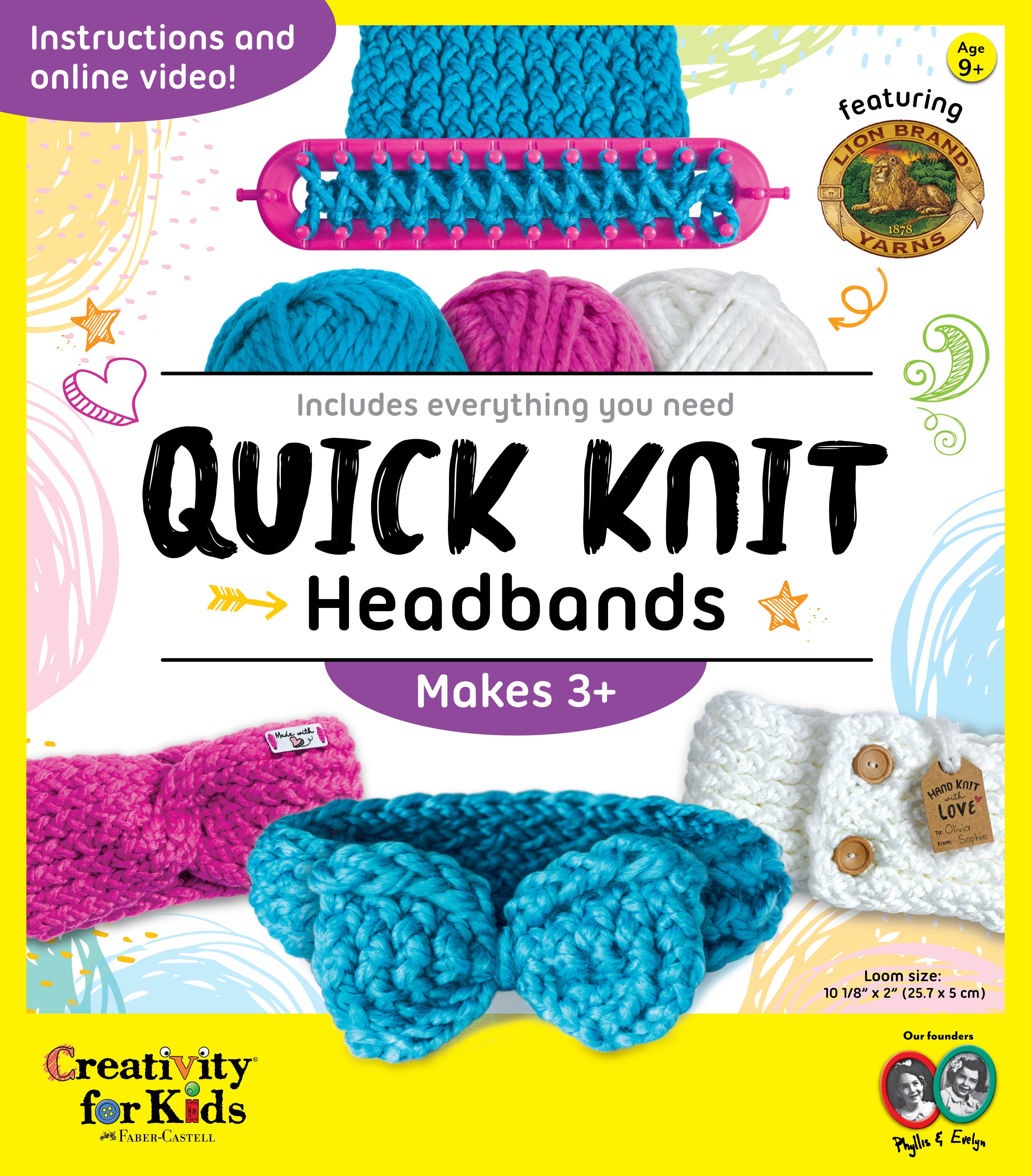 Creativity for Kids Quick Knit Loom, Arts Yarn Maker, Beginner Craft ...