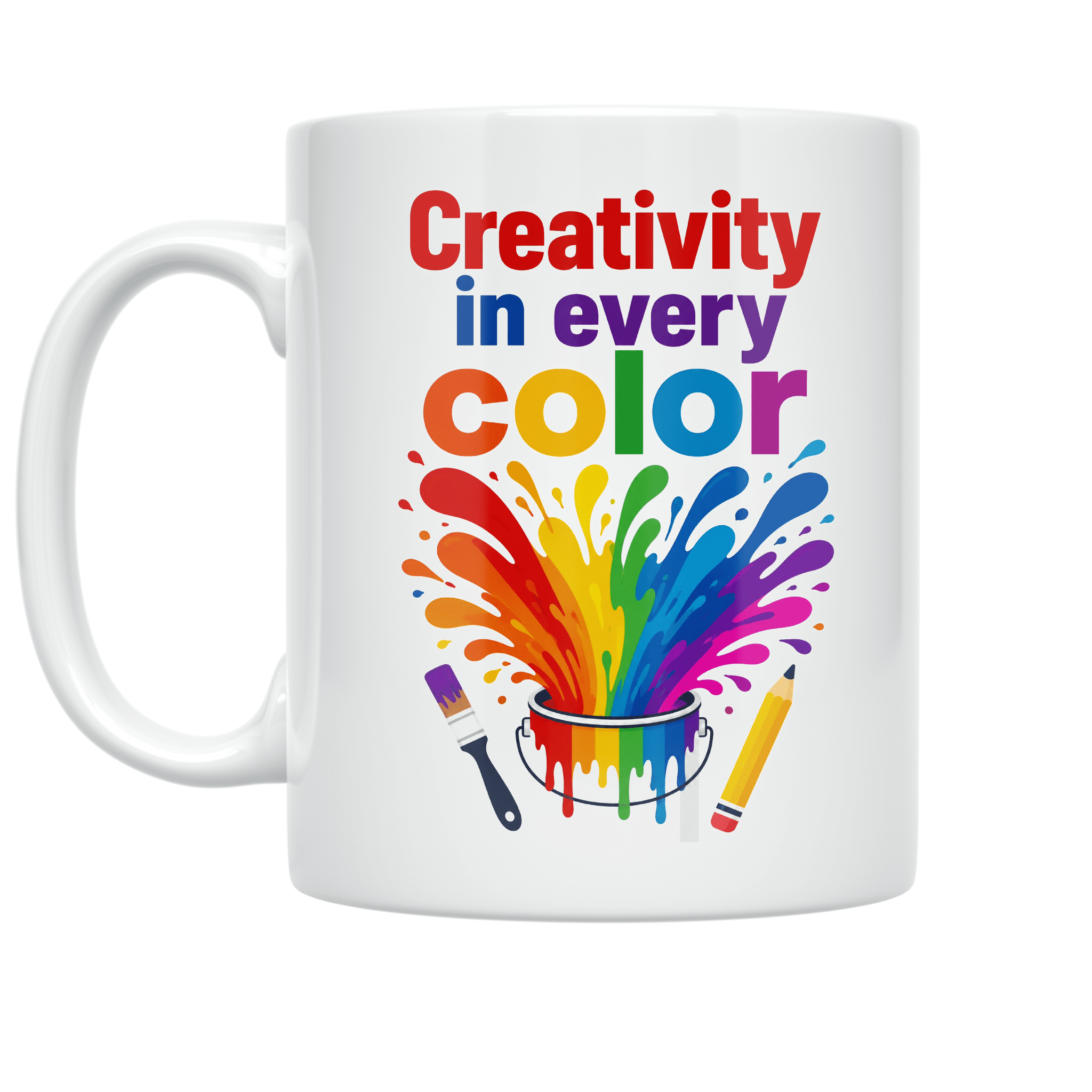 Creativity in Every Color - Home Office Enthusiast - 11 oz Ceramic ...