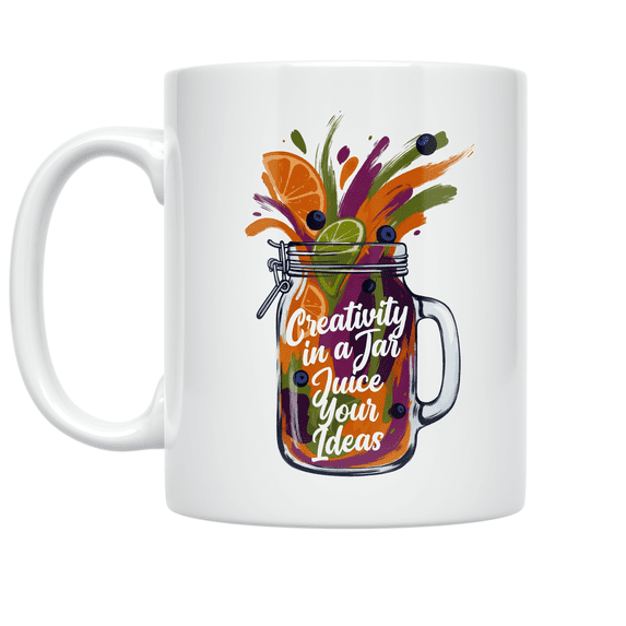 Creativity in a Jar - Art Enthusiast - 11 oz Ceramic Coffee Mug ...