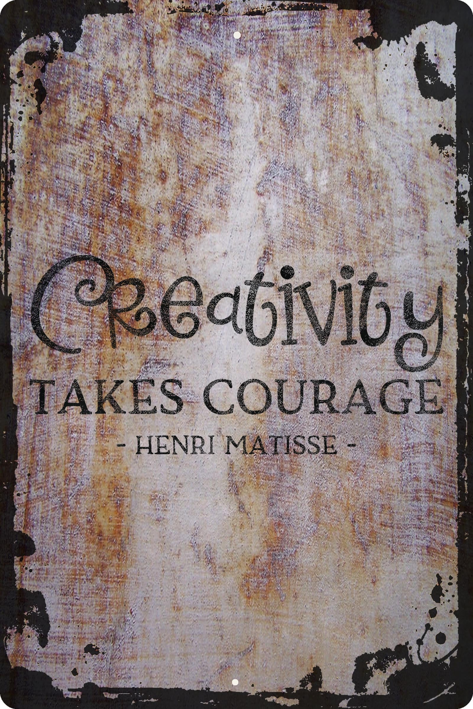 Creativity takes courage Henri Matisse quote artist Beige Wall Art ...