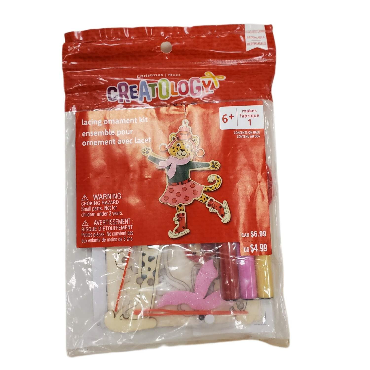 Creatology Christmas Ornament Lacing Craft Kit - Walmart.com