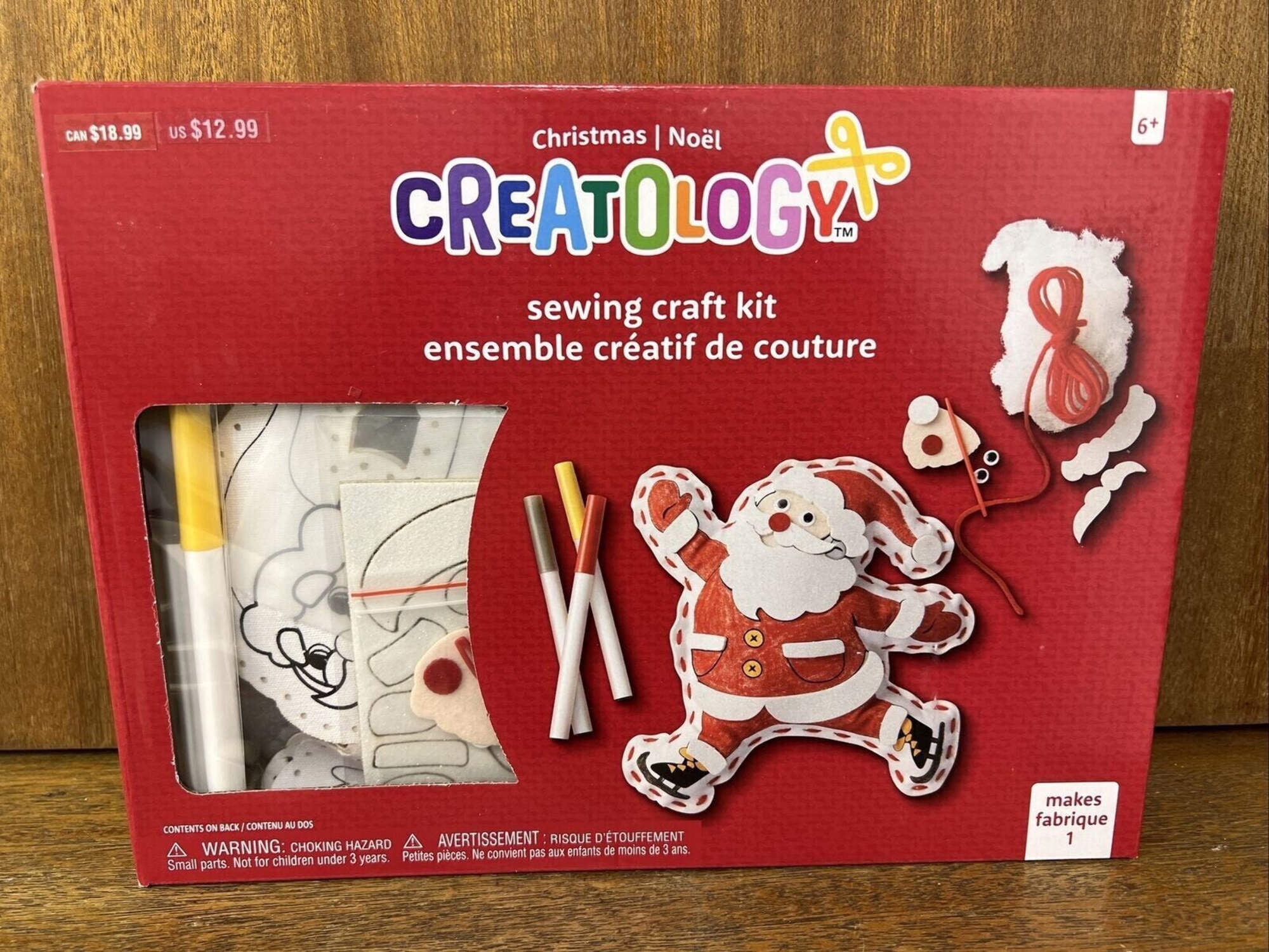 Creatology Santa Sewing Kit – Kids’ Christmas Craft Fun - Walmart.com