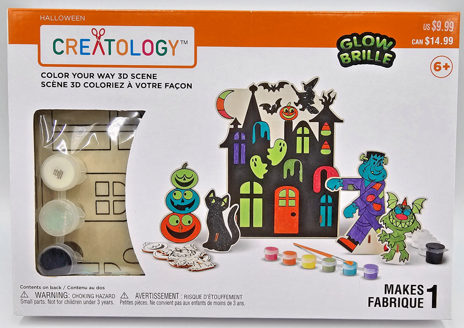Creatology Color Your Way Glow 3D Figure Craft Kit ~ Halloween Haunted ...