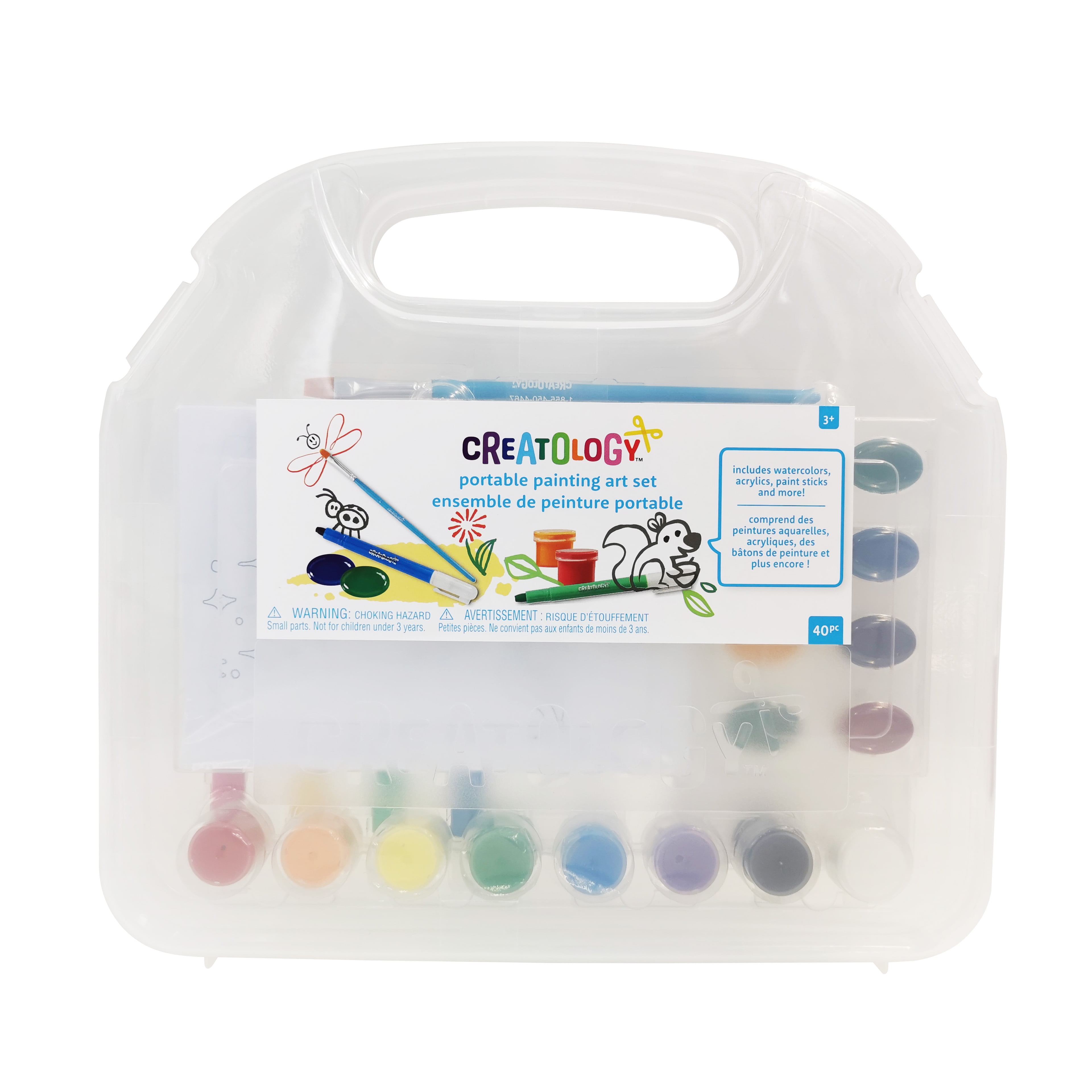 Creatology 40-Pc Portable Painting Set for Kids - Walmart.com