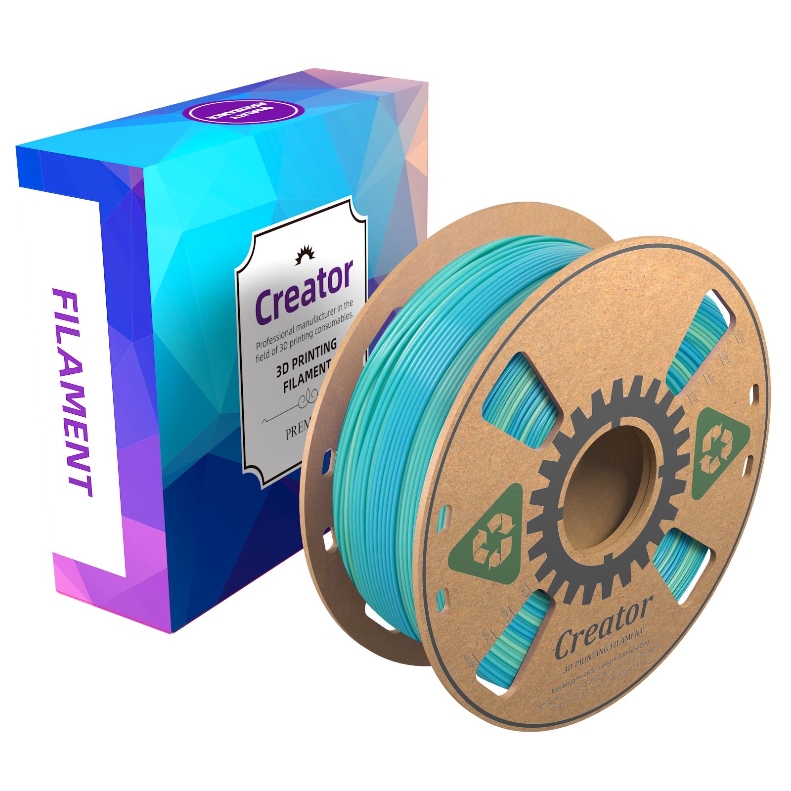 HATCHBOX 3D PLA-1KG1.75-WHT PLA 3D Printer Filament, Dimensional ...