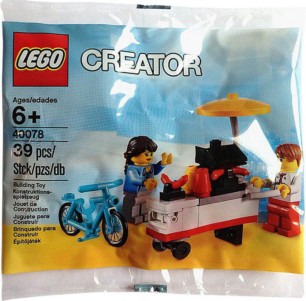 Creator Hot Dog Stand Mini Set LEGO 40078 [Bagged] - Walmart.com