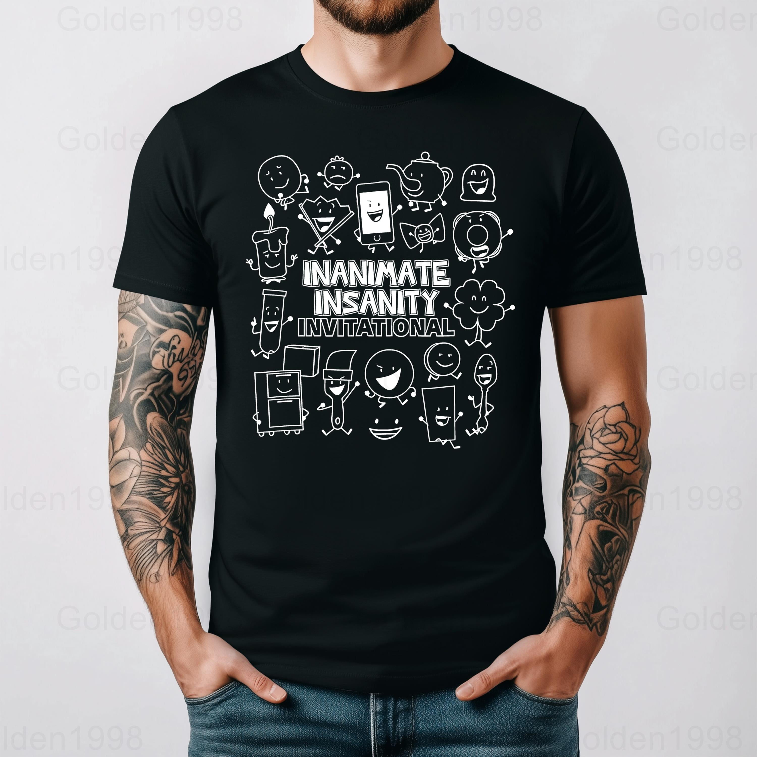 Creator Ink Inanimate Insanity Black And White Graphic Shirt Graphic ...