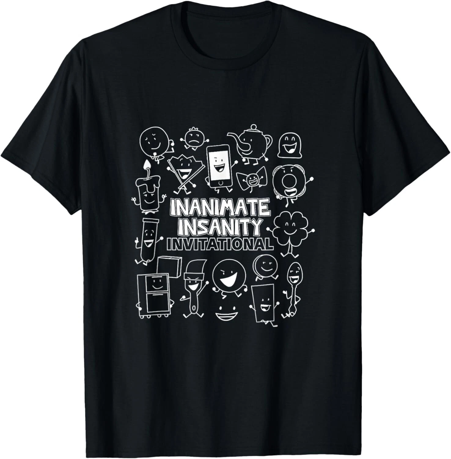 Creator Ink Inanimate Insanity Black And White Graphic Shirt, for men ...
