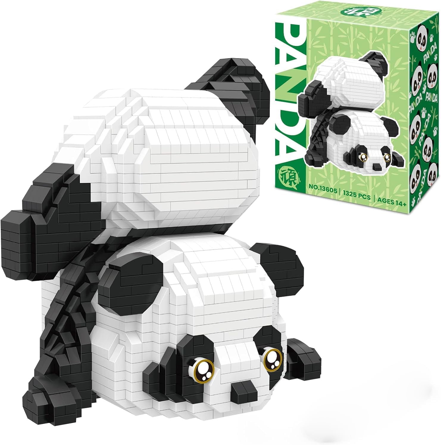 Creator Panda Mini Building Set, 1325Pcs Cute Animals Micro Bricks ...