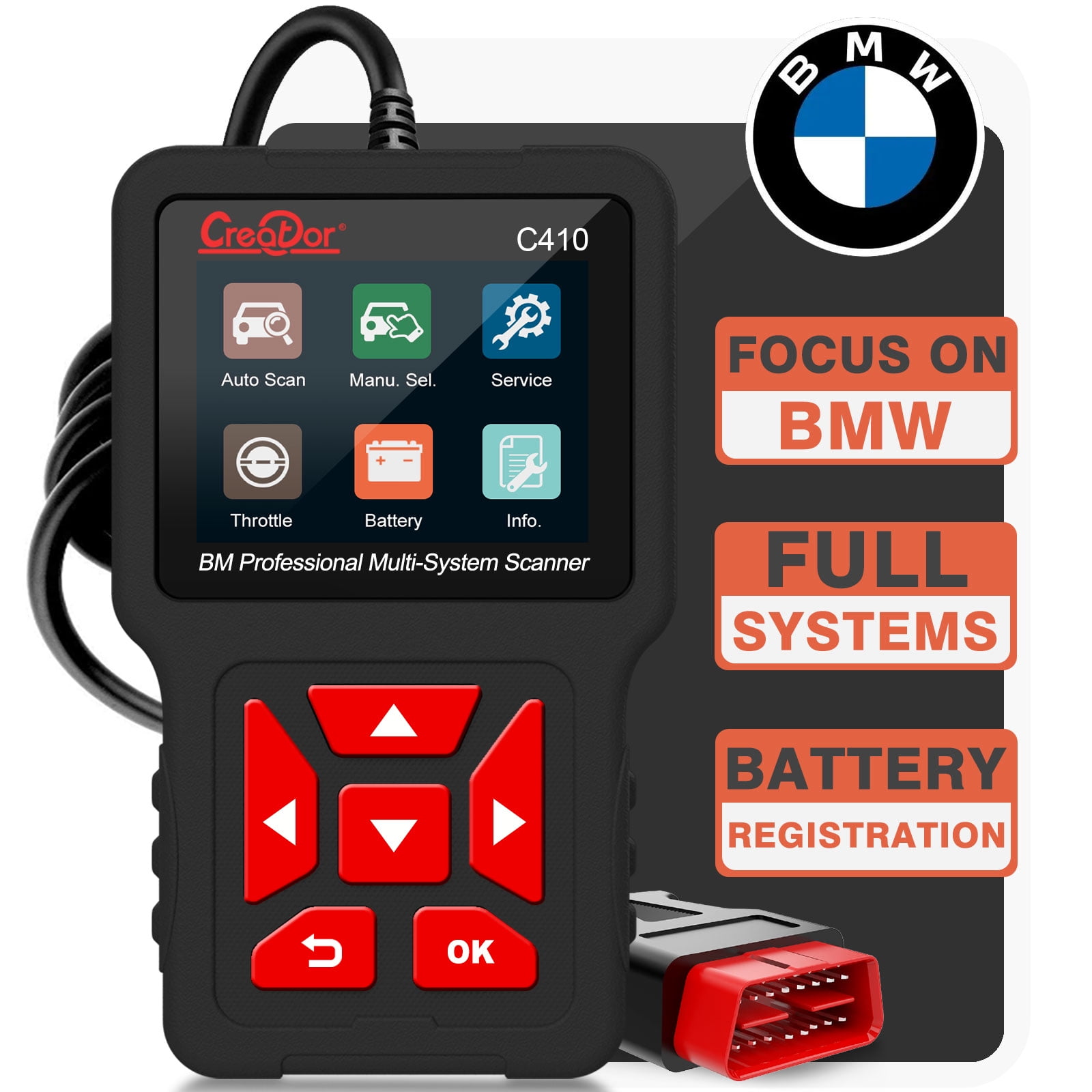 Creator Scanners Automotive Diagnostic Tool with Code Reader, OBD2 ...