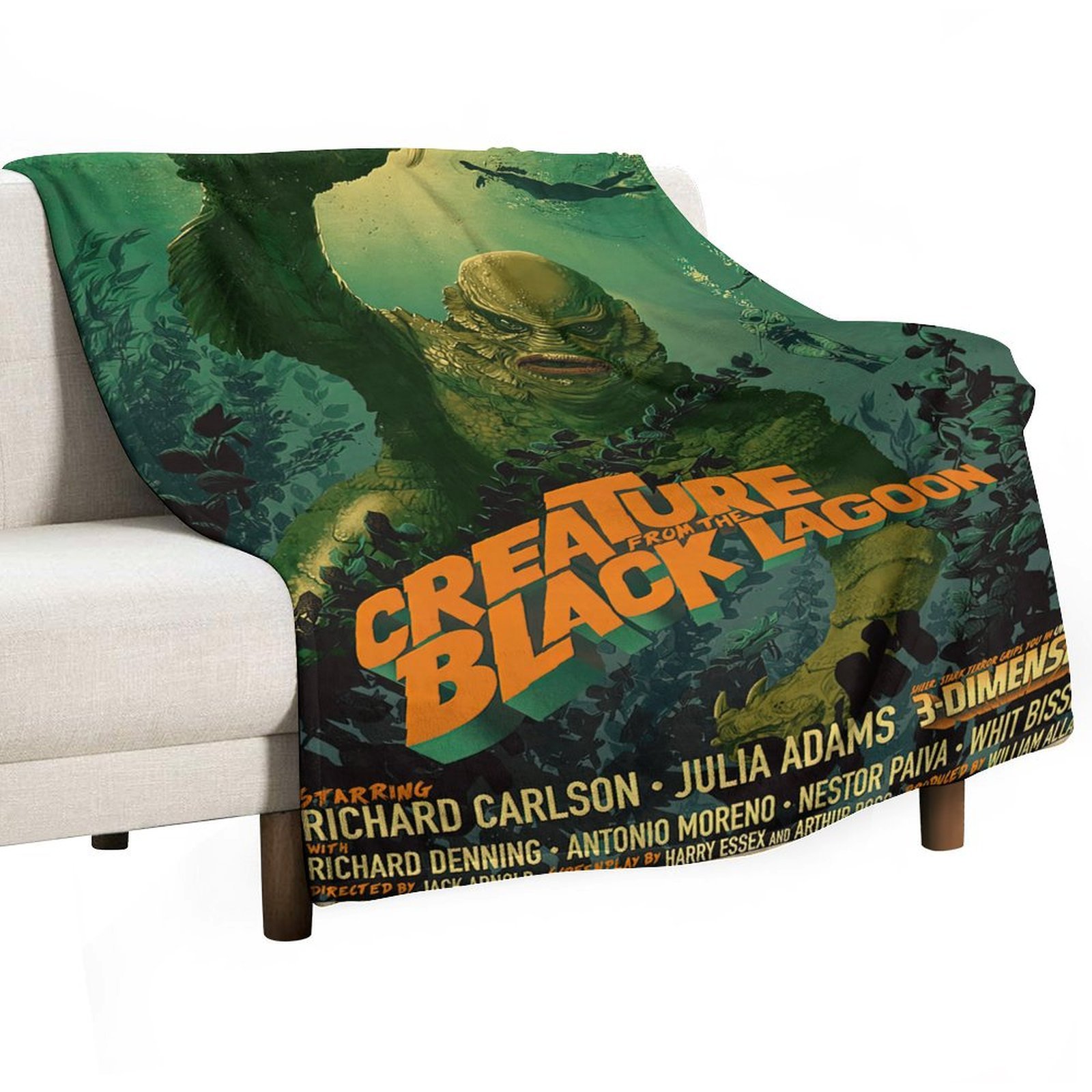 Creature From The Black Lagoon, Horror, Vintage Movie Poster Luxury ...