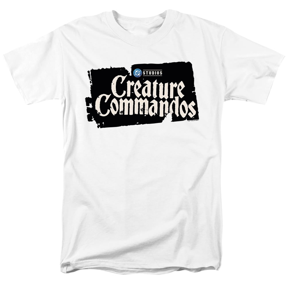 Creature Commando Logo Unisex Adult T Shirt, White, Small - Walmart.com