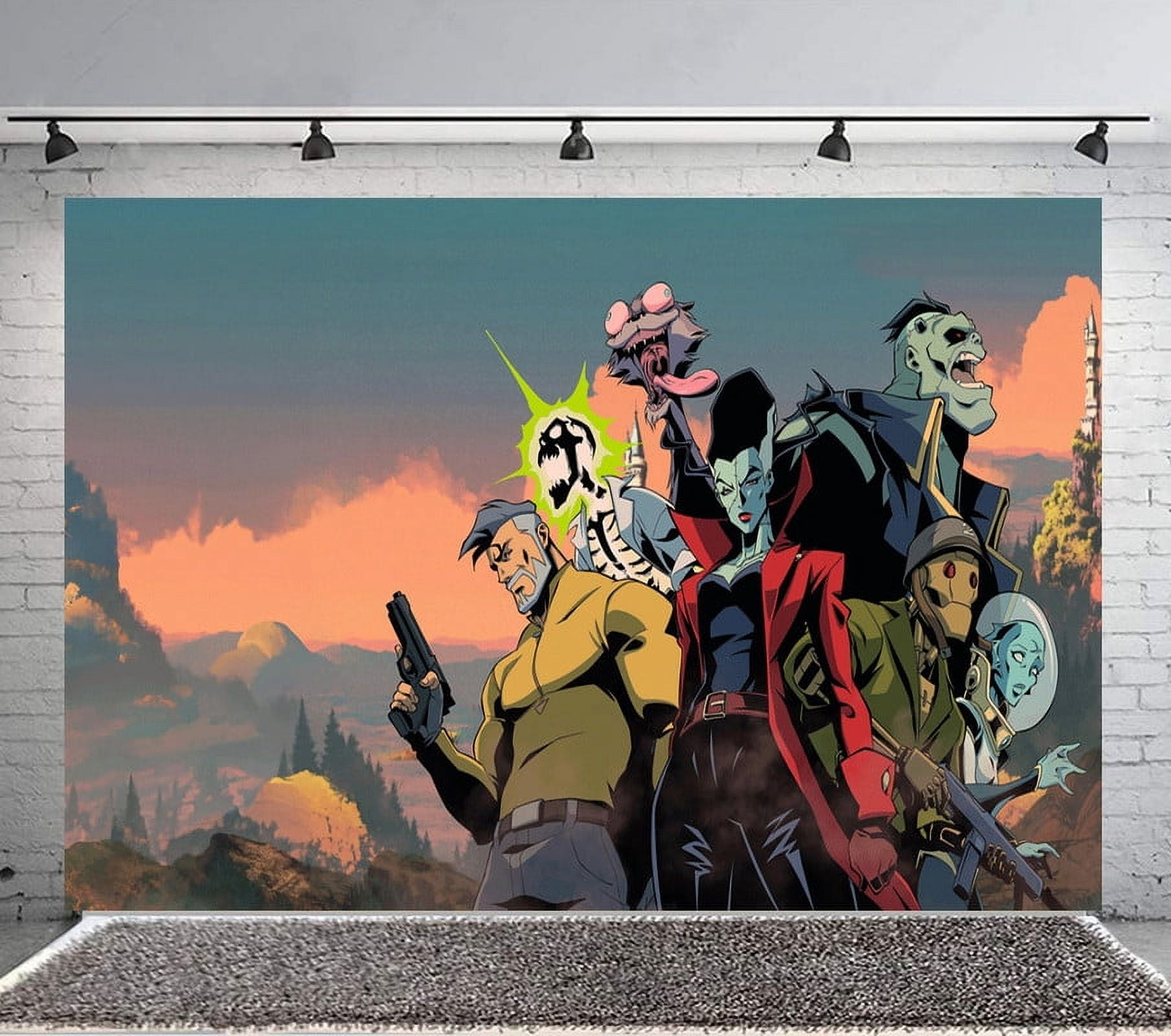 Creature Commandos Backdrop Banner Party Supplies Poster Movie Theme ...