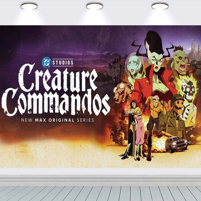 Creature Commandos Poster Backdrop Banner Party Supplies Birthday ...