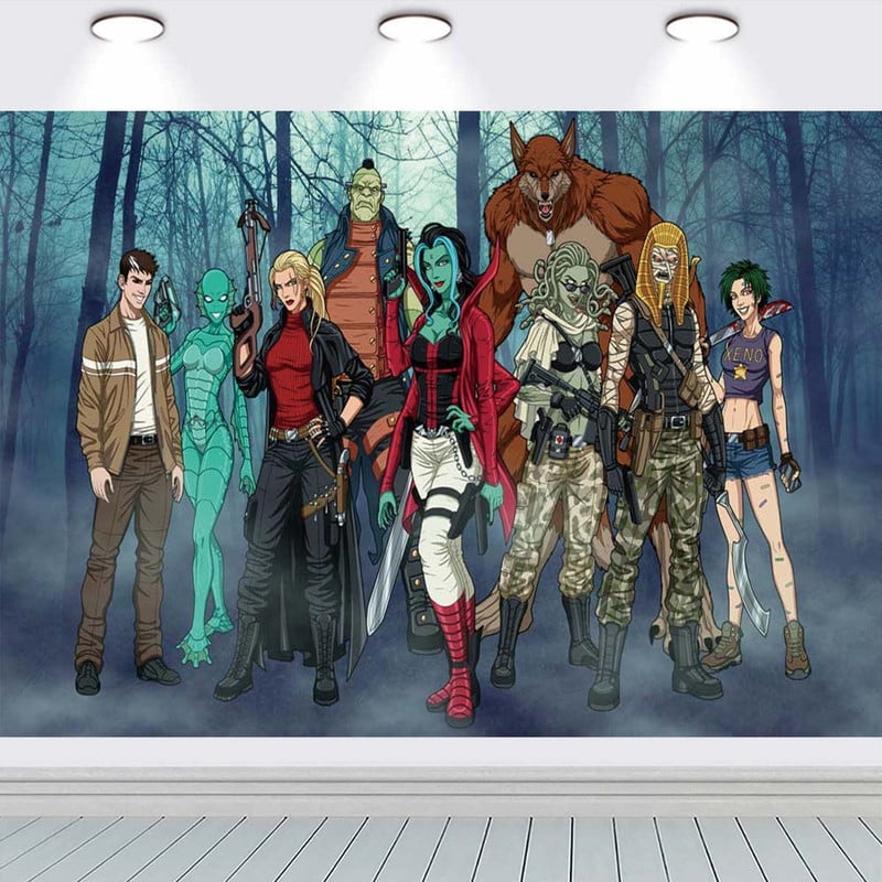 Creature Commandos Poster Wall Decor Birthday Banner Backdrop ...