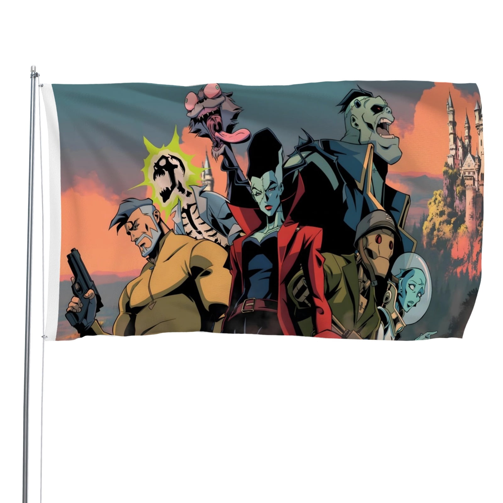 Creature Commandosflag perfect for outdoor decoration, can be hung ...
