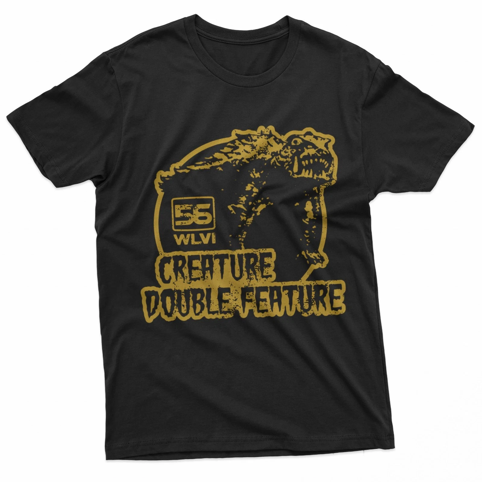 Creature Double Feature Graphic Tee with Retro Horror Style, for men ...