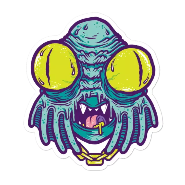 Creature From The Black Lagoon Ocean Man Sticker Phone Decal Water ...