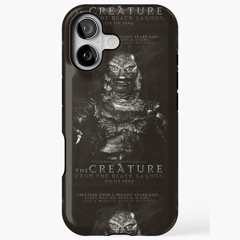 Creature From the Black Lagoon Retro Horror Case for iPhone 11 to 17 ...