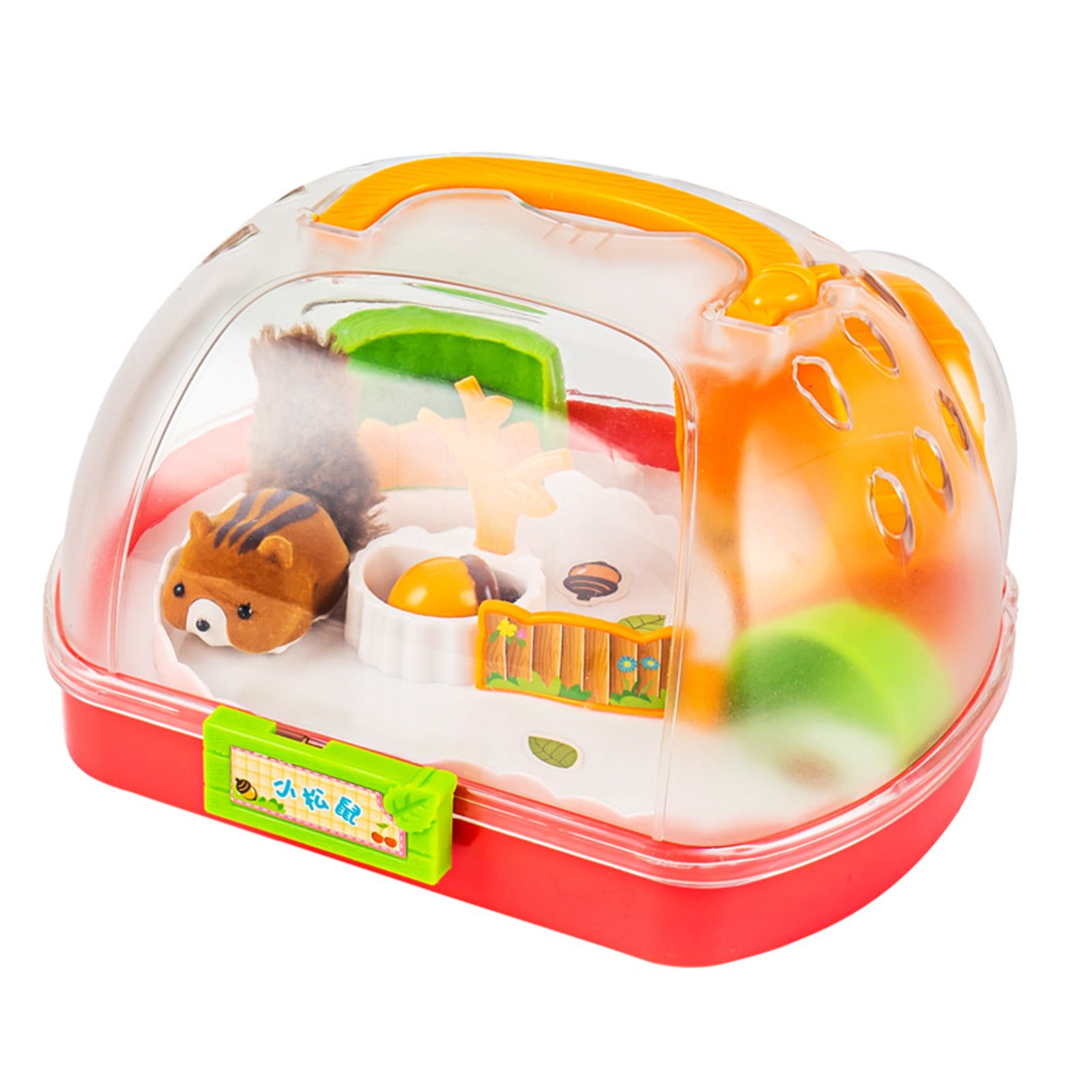 Creatures House Pet Toy - Cute Squirrel Simulation Play Set with ...