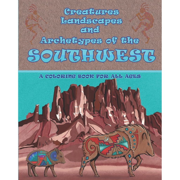southwest coloring book pages