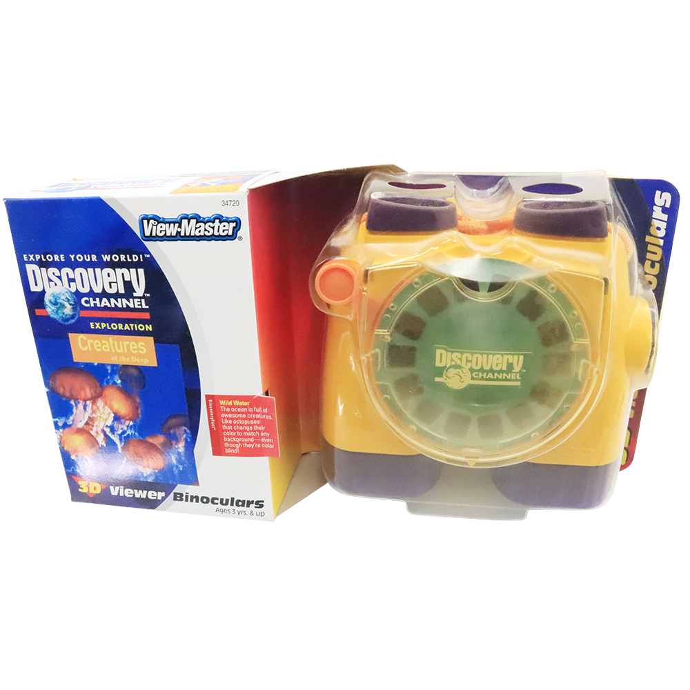 Creatures of the Deep - View-Master - Binoculars 3D Viewer & 3 Reels & Fun Fact Storage Case ...
