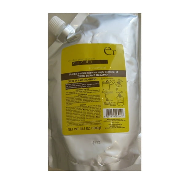 Crede ER Hair Treatment (Size : 35.3 oz - refill bag) - Walmart ...