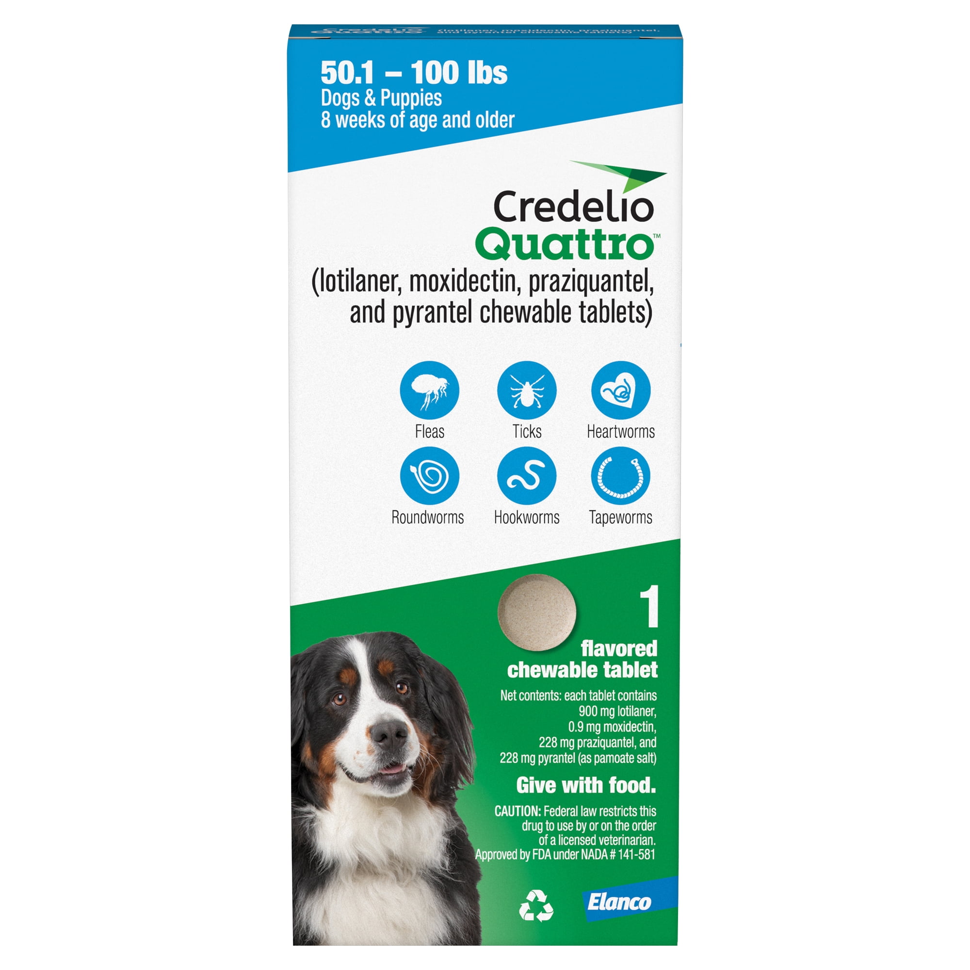 Credelio For Dogs 50 100 Lbs