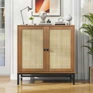 MIDODO Modern Accent Storage Cabinet, Sideboard Buffet Cabinet with LED ...