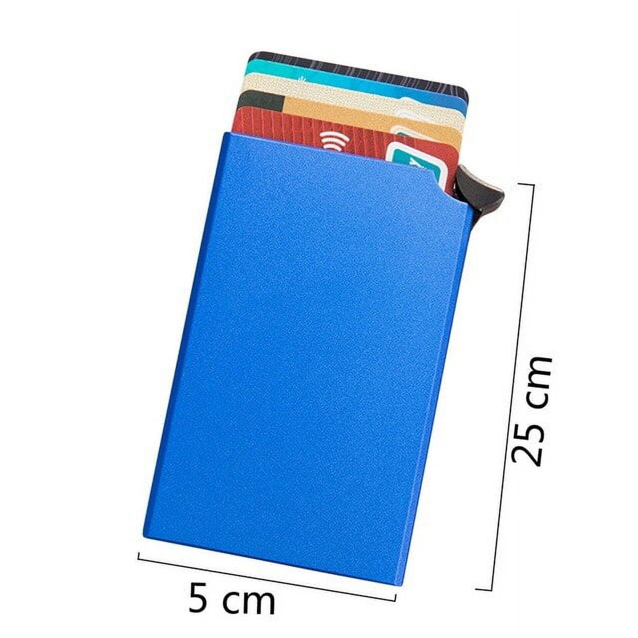 Credit Bank Card Holder Wallet Luxury Brand Anti Rfid Blocking ...