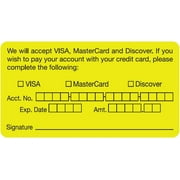 credit card lable - Walmart Business